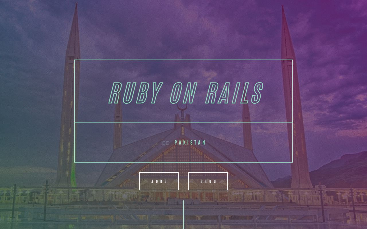 Ruby On Rails Pakistan